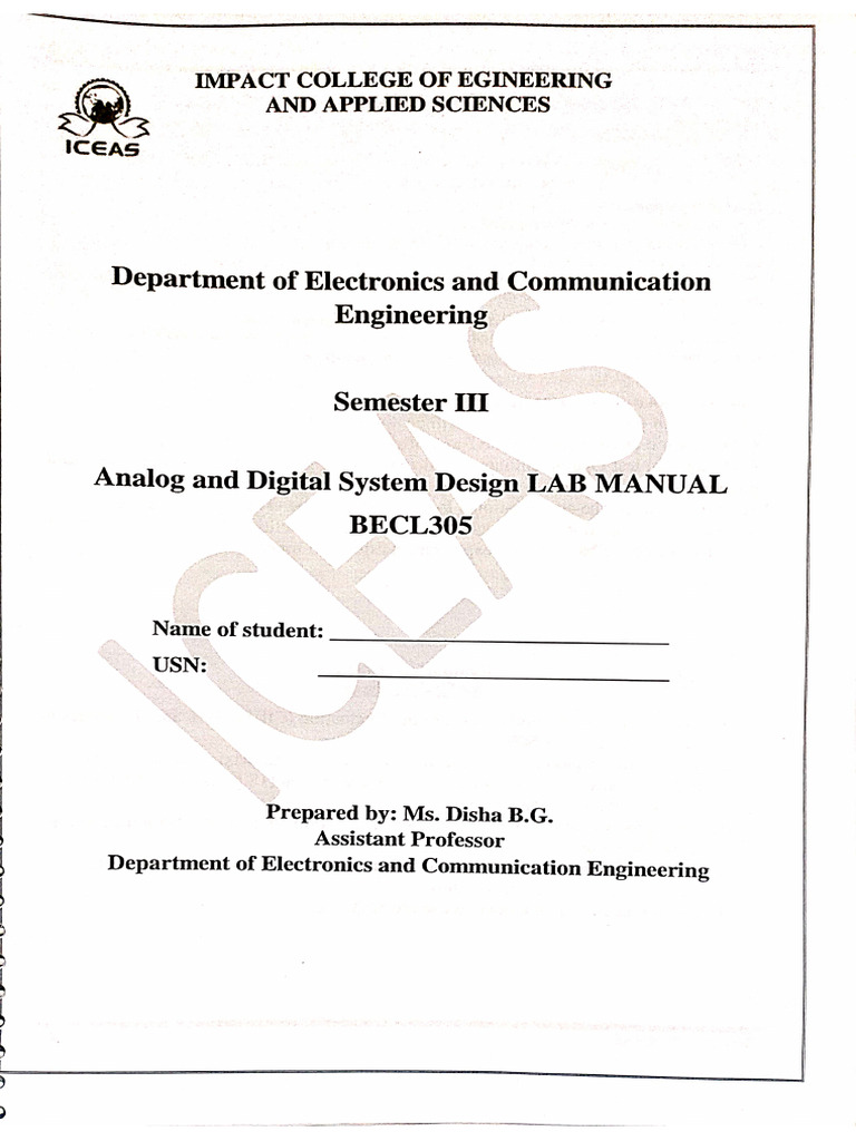 AD Lab Exprmnts | PDF