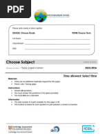 Cambridge Primary ESL Checkpoint 2024 | PDF