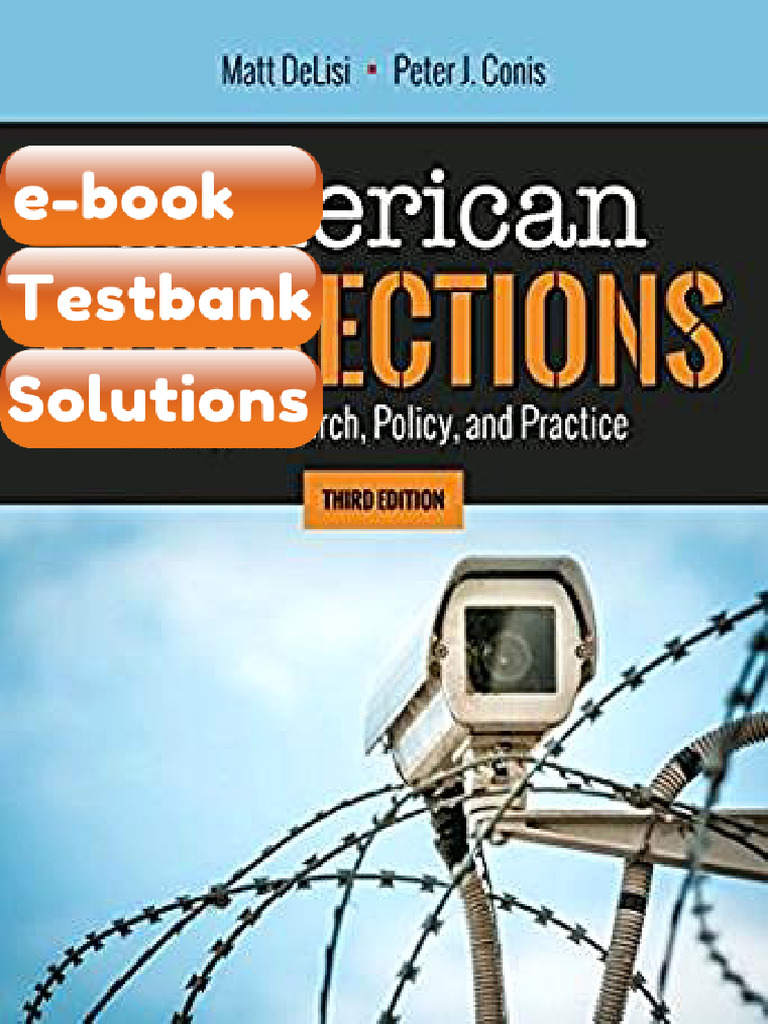 eBook & Testbank American Corrections 3e by Matt DeLisi Peter J Conis ...