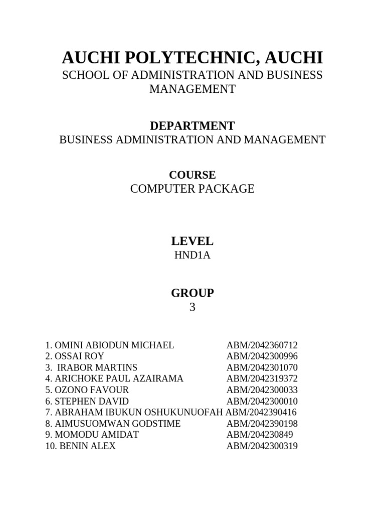 GROUP 13 | PDF