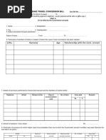 LTC Claim Form for Government Employees | PDF | Transport | Government