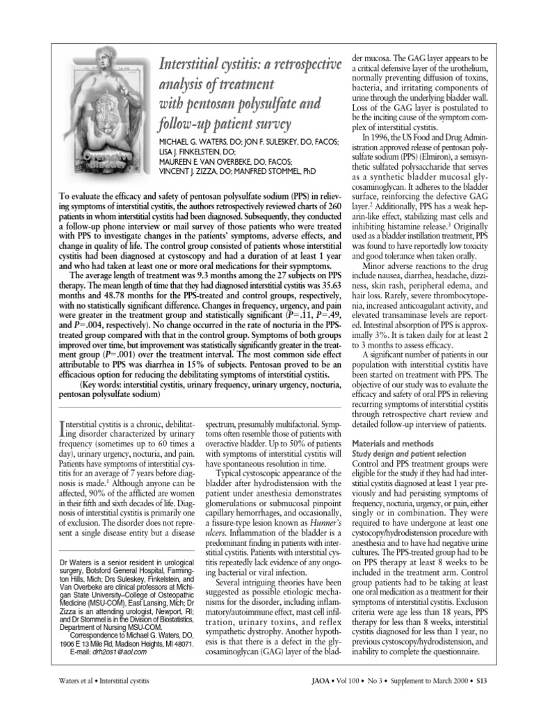 Interstitial Cystitis A Retrospective Analysis of | PDF | Clinical ...