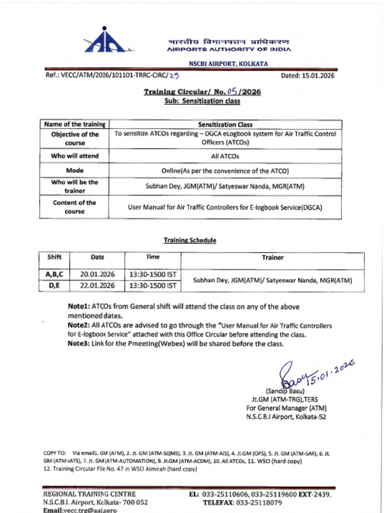 Training Circular 05 of 2026 Merged | PDF | Computing
