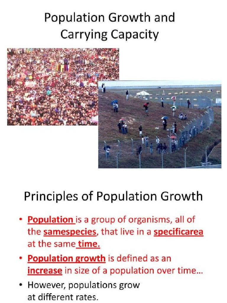 Population Growth and Carrying Capacity - PPTX - 20260119 - 122234 ...