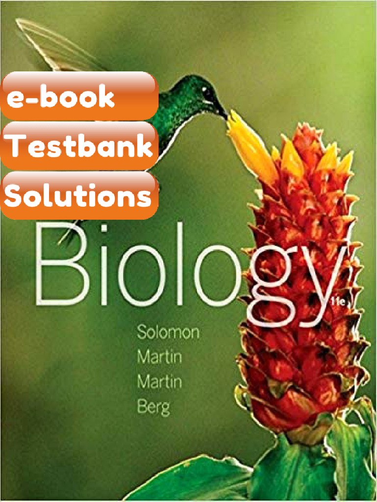 Ebook & Testbank Biology 11th Edition by Eldra Solomon Charles Martin ...