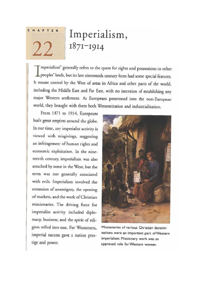 Imperialism Chap 22 | PDF