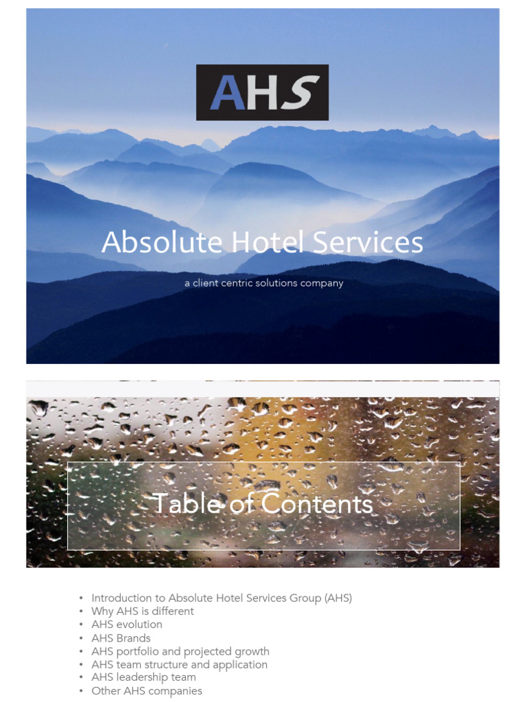 AHS Profile 2023 | PDF | Hotel | Resort