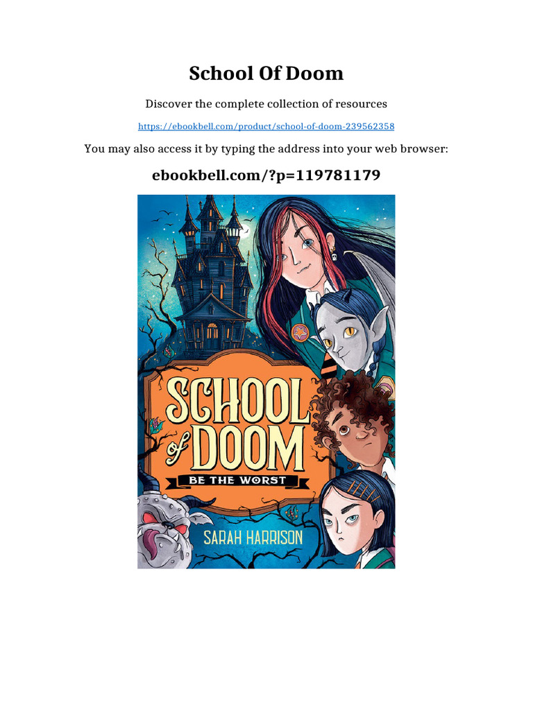 School of Doom Complete Edition | PDF | Property | Intellectual Property