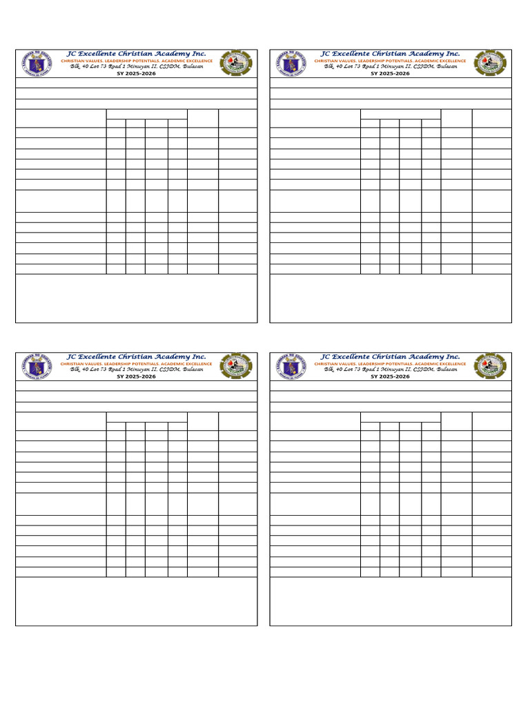 3rd GRADING GRADE 8 DUMMY CARD FINAL | PDF | Southeast Asia | Intelligence