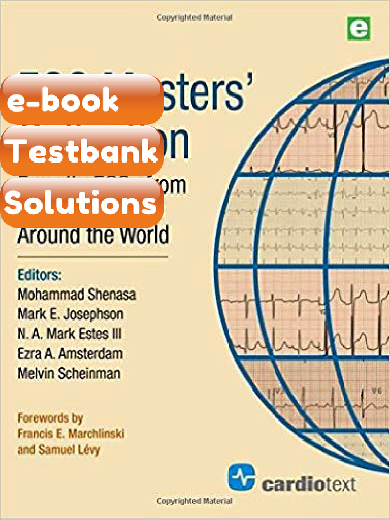 eBook & Testbank ECG Masters Collection Favorite ECGs From Master ...