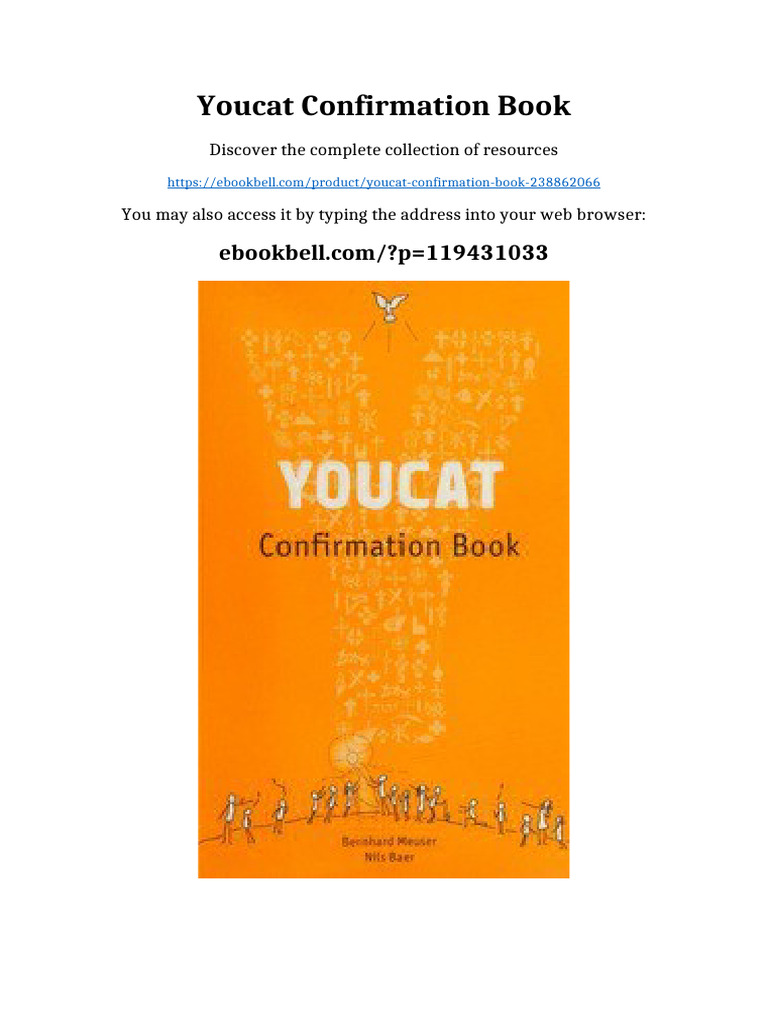 YOUCAT Confirmation Book Full | PDF