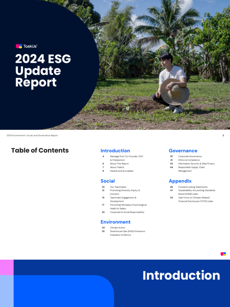 2024 ESG Update Report | PDF | Corporate Social Responsibility ...