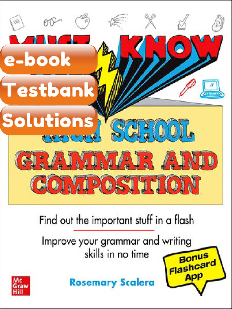 Must Know High School Grammar and Composition 1st Edition Rosemary ...