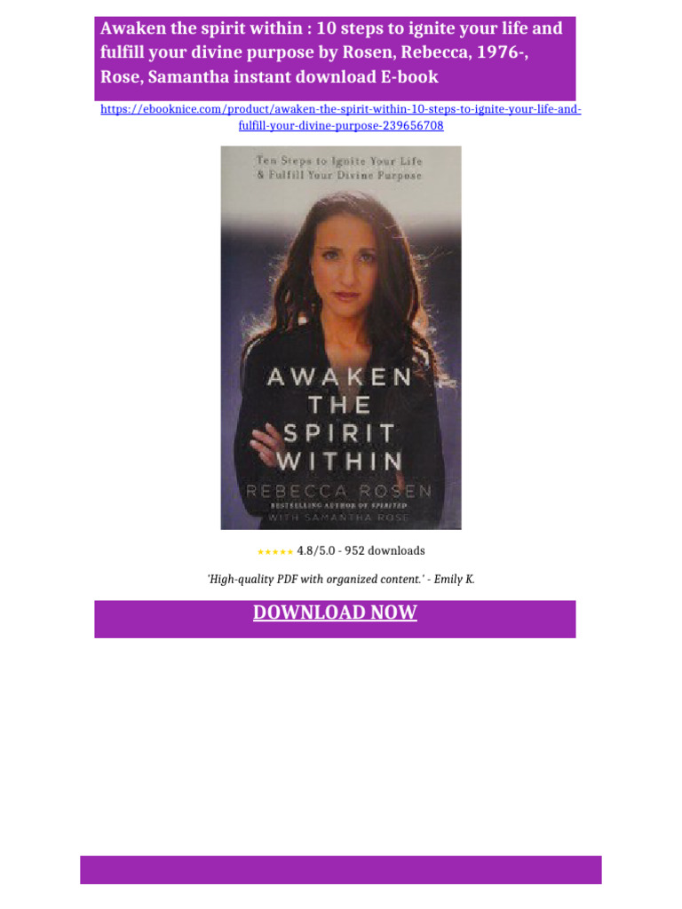 Awaken the spirit within : 10 steps to ignite your life and fulfill ...
