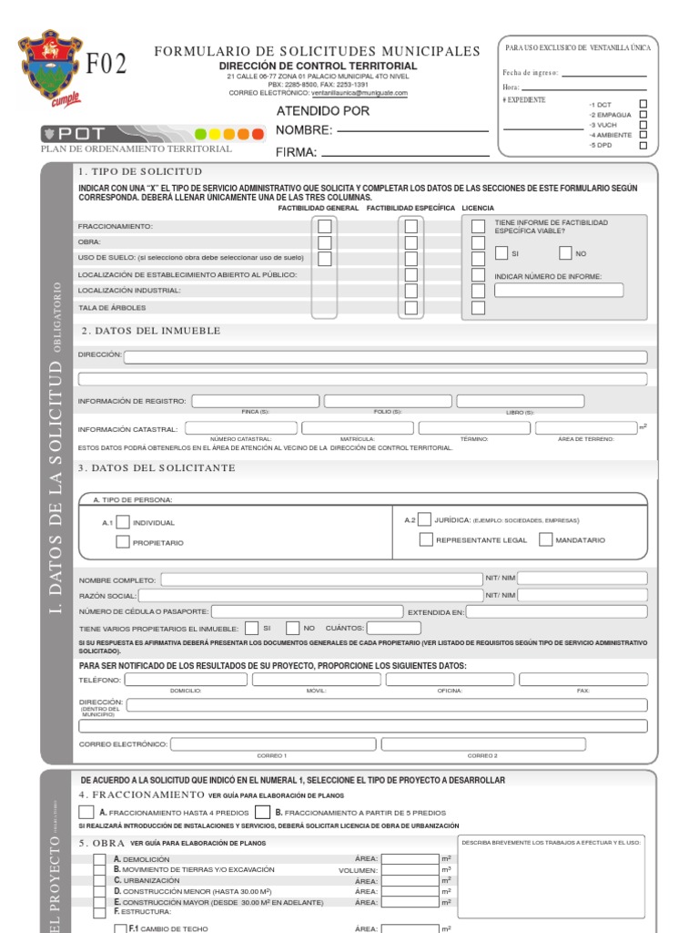 Formulario FO2 | PDF | Correo | Fax