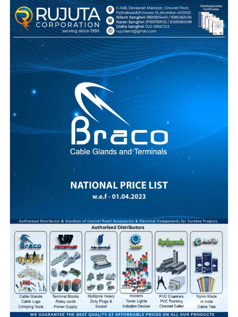 Braco Glands | PDF