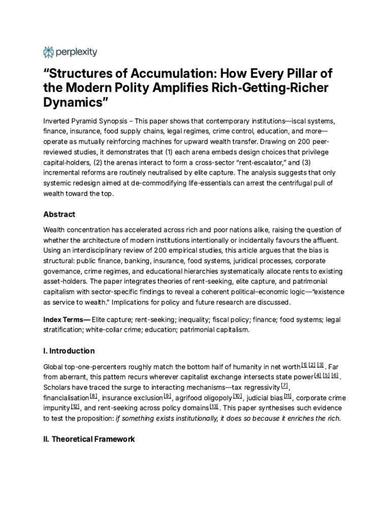 "Structures of Accumulation - How Every Pillar Helps | PDF | Taxes ...
