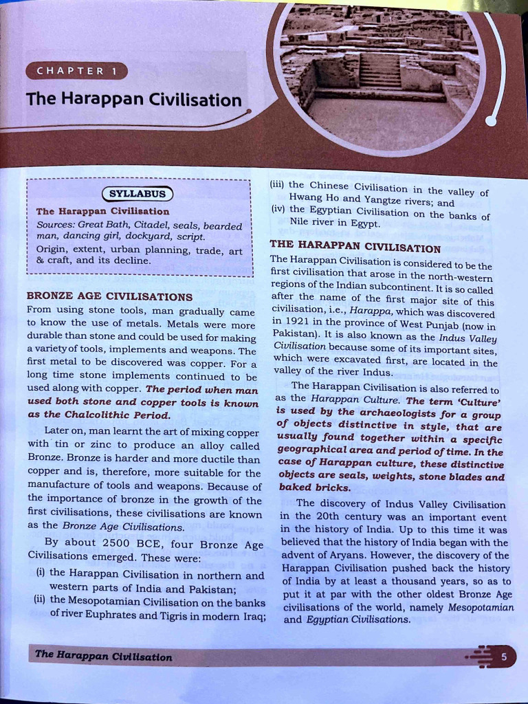 The Harappan Civilisation | PDF
