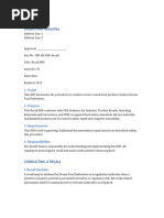 Mock Recall Exercise Template | PDF | Finance & Money Management ...