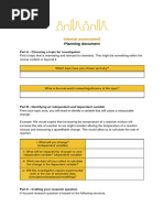Chemistry IA Structure Guide 2025 | PDF | Experiment | Uncertainty