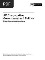 AP Comparative Government and Politics 2020 Practice Exam 1 MCQ | PDF ...