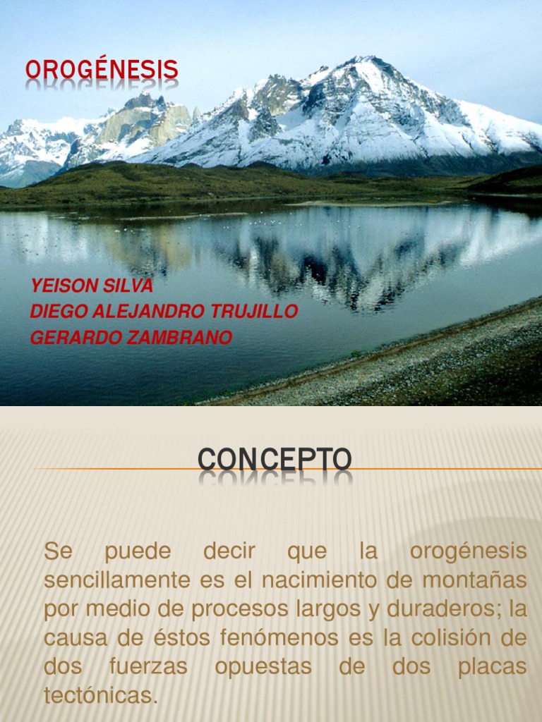 OROGÉNESIS | PDF | Placas tectónicas | Geología