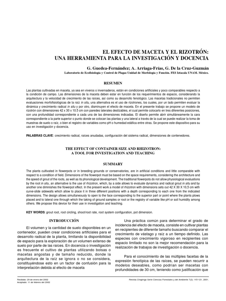 Rhizotron 2 | PDF | Aluminio | Suelo