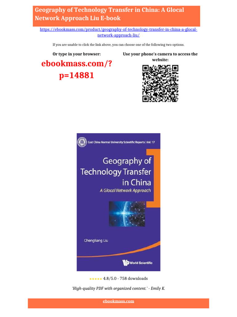 Geography of Technology Transfer in China: A Glocal Network Approach ...