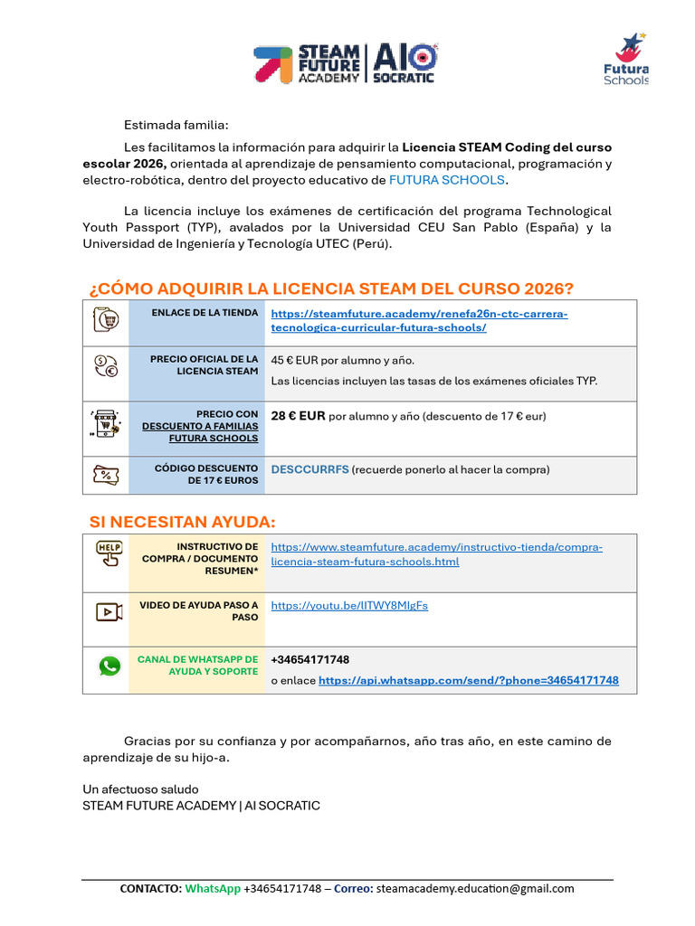 Compra - Steam Future Academy - P2 A S5 | PDF