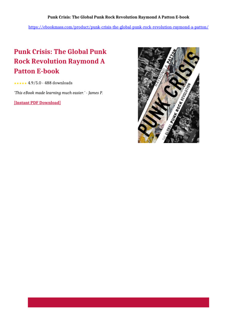 Punk Crisis: The Global Punk Rock Revolution Raymond A Patton ebook ...