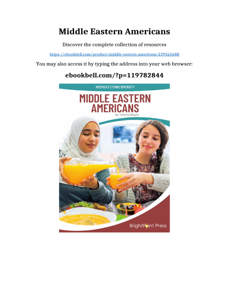 Middle Eastern Americans available full chapters | PDF | Intellectual ...
