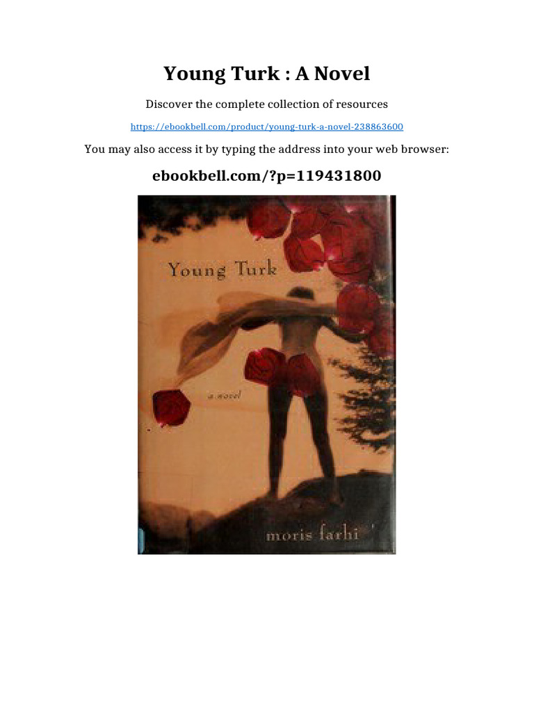 Young Turk : a novel newest edition 2025 | PDF | Books | Intellectual ...