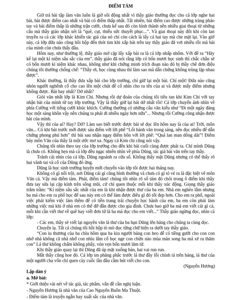 Tru Yen Diem Tam | PDF