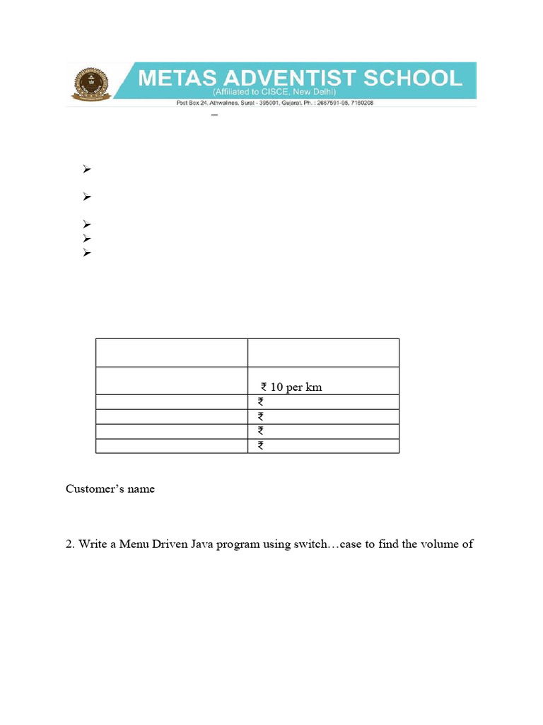 Ix Computer Application-II Project | PDF | Volume