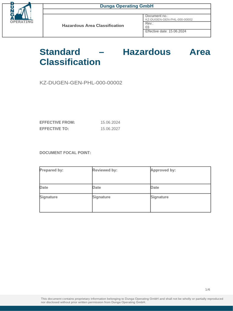 Standard - Hazardous Area Classification | PDF | Gases | Energy Technology