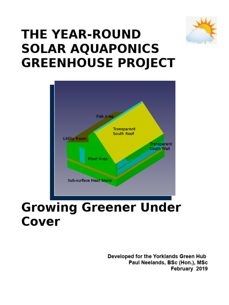 Solar Greenhouse Aquaponics | PDF | Aquaponics | Hydroponics