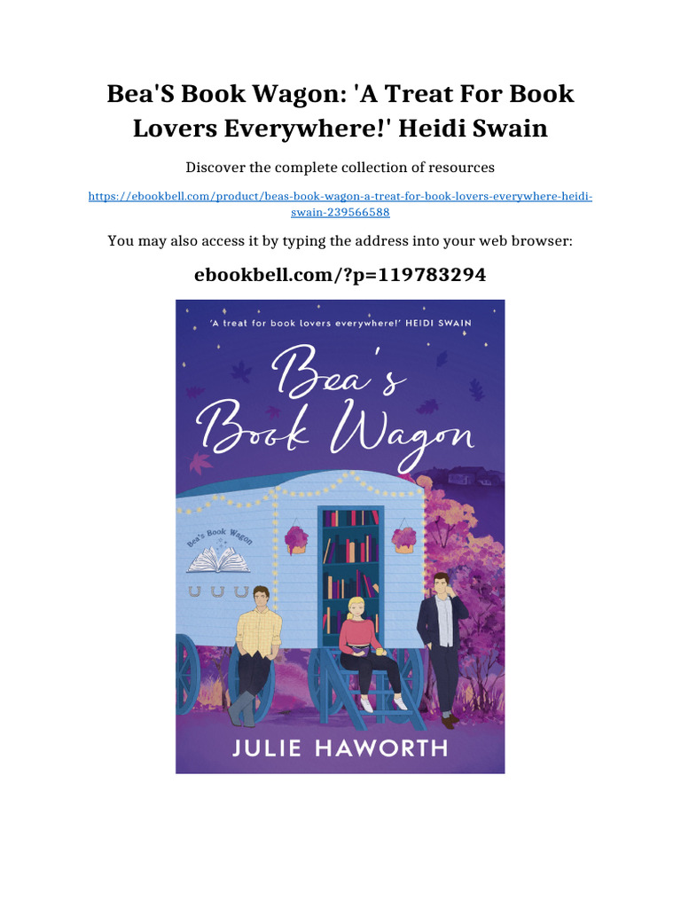 Bea's Book Wagon: 'A Treat For Book Lovers Everywhere!' HEIDI SWAIN ...