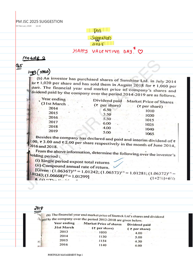 PM JSC 2025 Suggestion | PDF