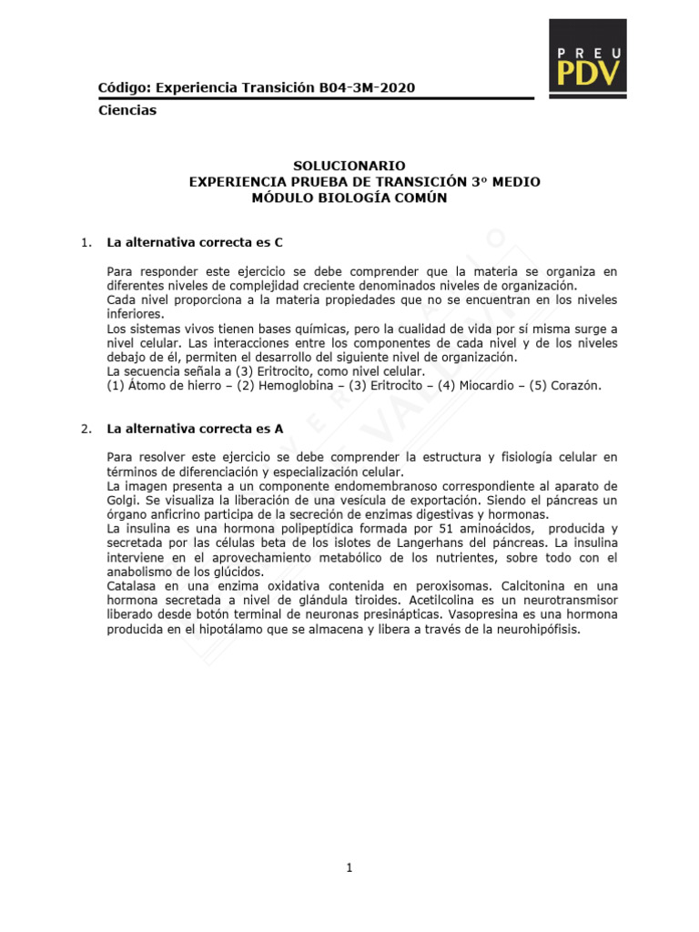 Solucionario Experiencia B04-3M-20202020 | PDF | Olas | Sonido