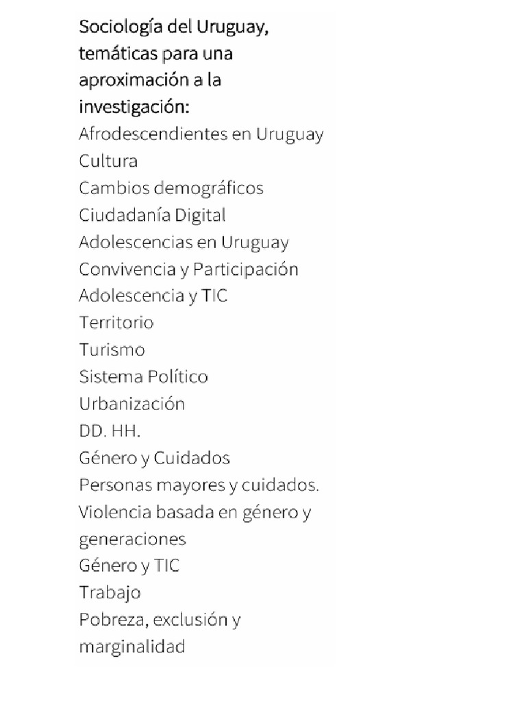 Temas de Investigación | PDF