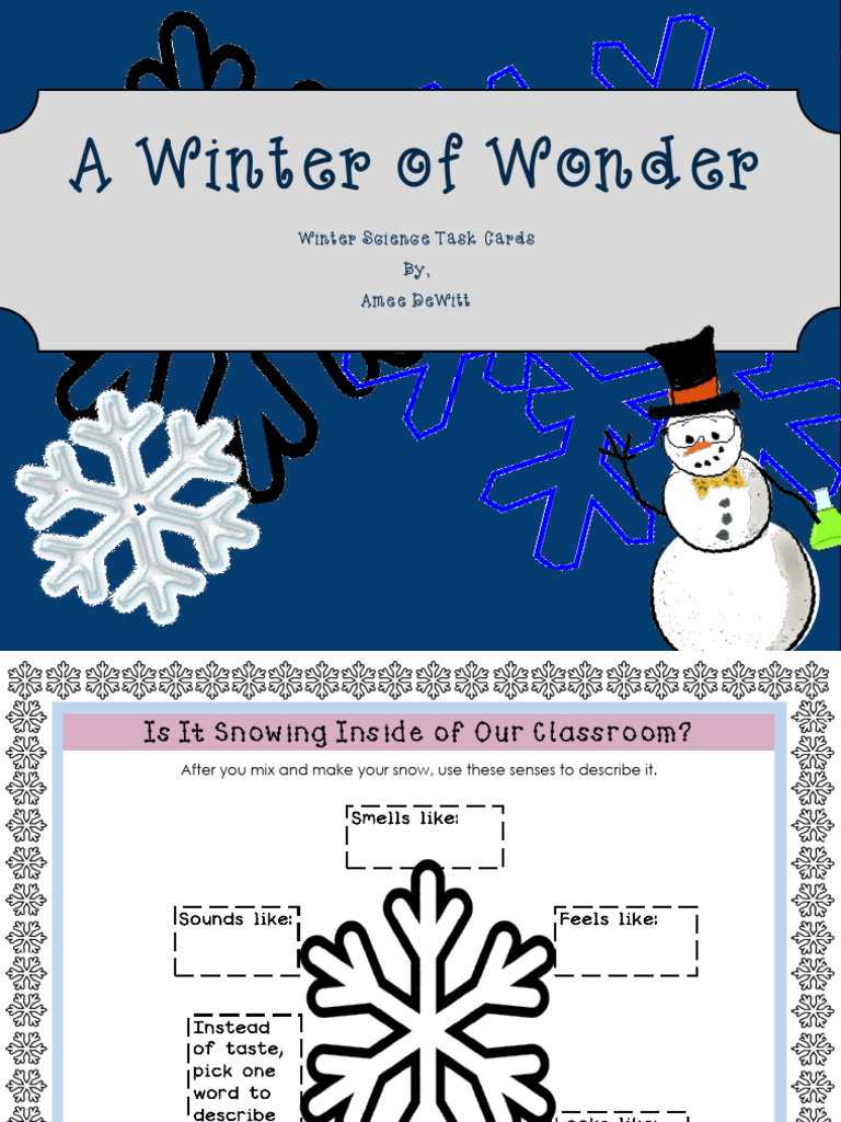 Winter Science Activities | PDF