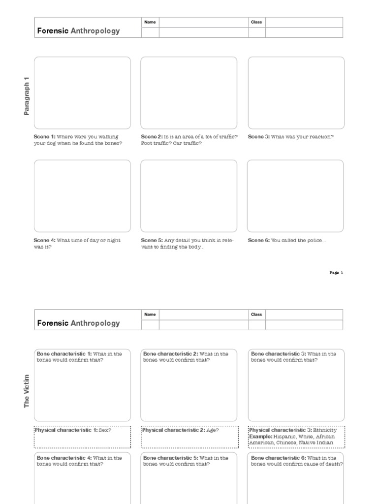 Forensic Anthropology Investigation Guide | PDF