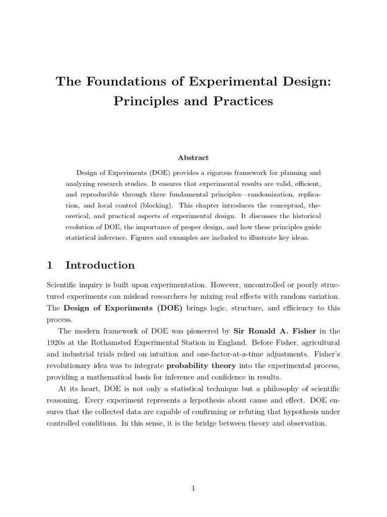 Design and Analysis of Experiments (2) | PDF | Experiment | Design Of ...