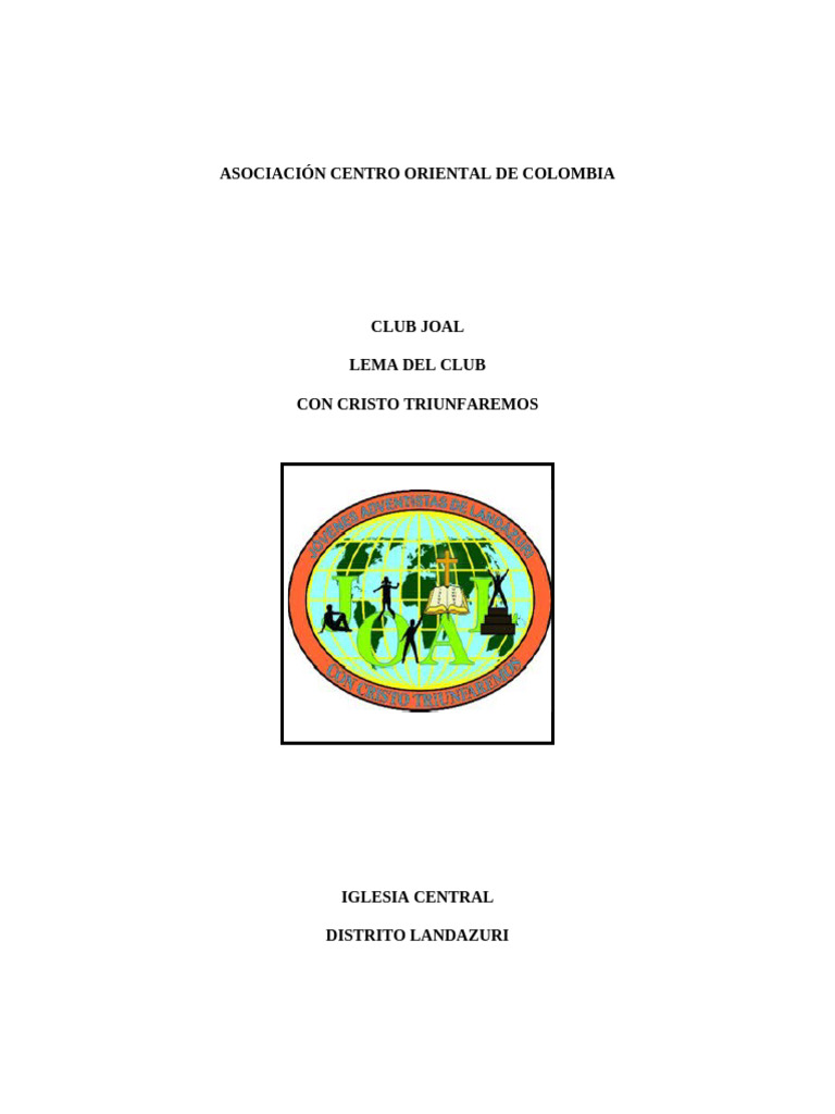 Portada Con Logo Del Club | PDF