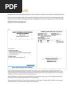 Progressive Claim Information Letter | PDF | Deductible | Insurance