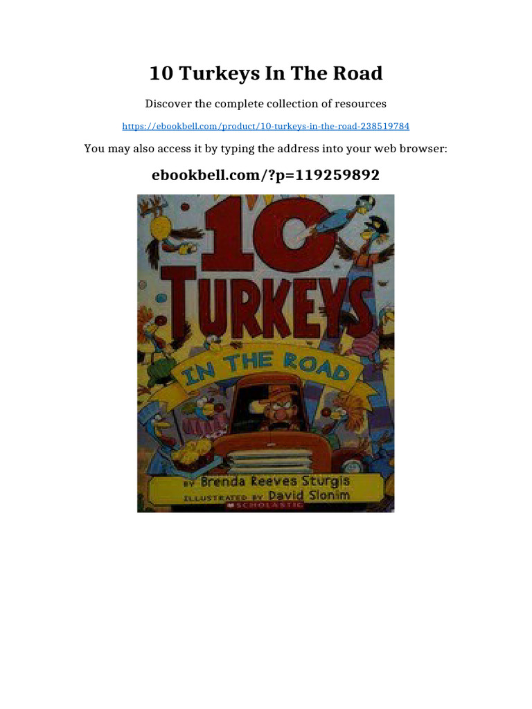 10 Turkeys in The Road Online Version | PDF