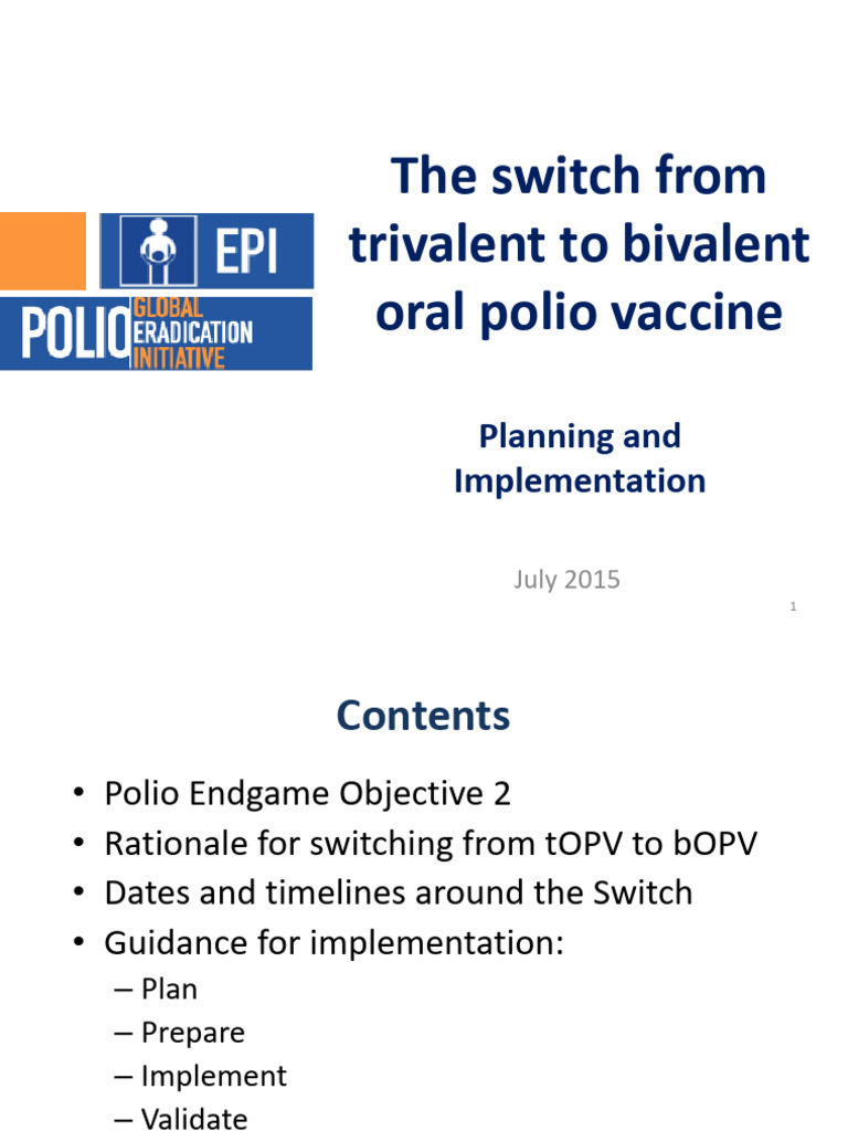 9. OPV Switch Guideline for Planning July2015 | PDF | Immunology ...