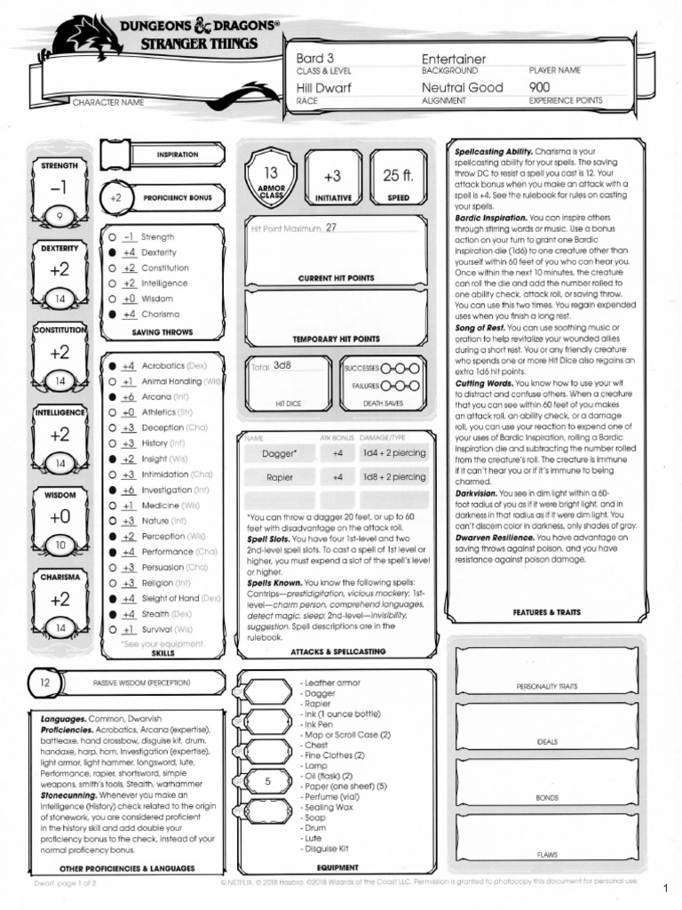 Dungeons & Dragons Starter Set - Stranger Things - The Tessalhydra ...