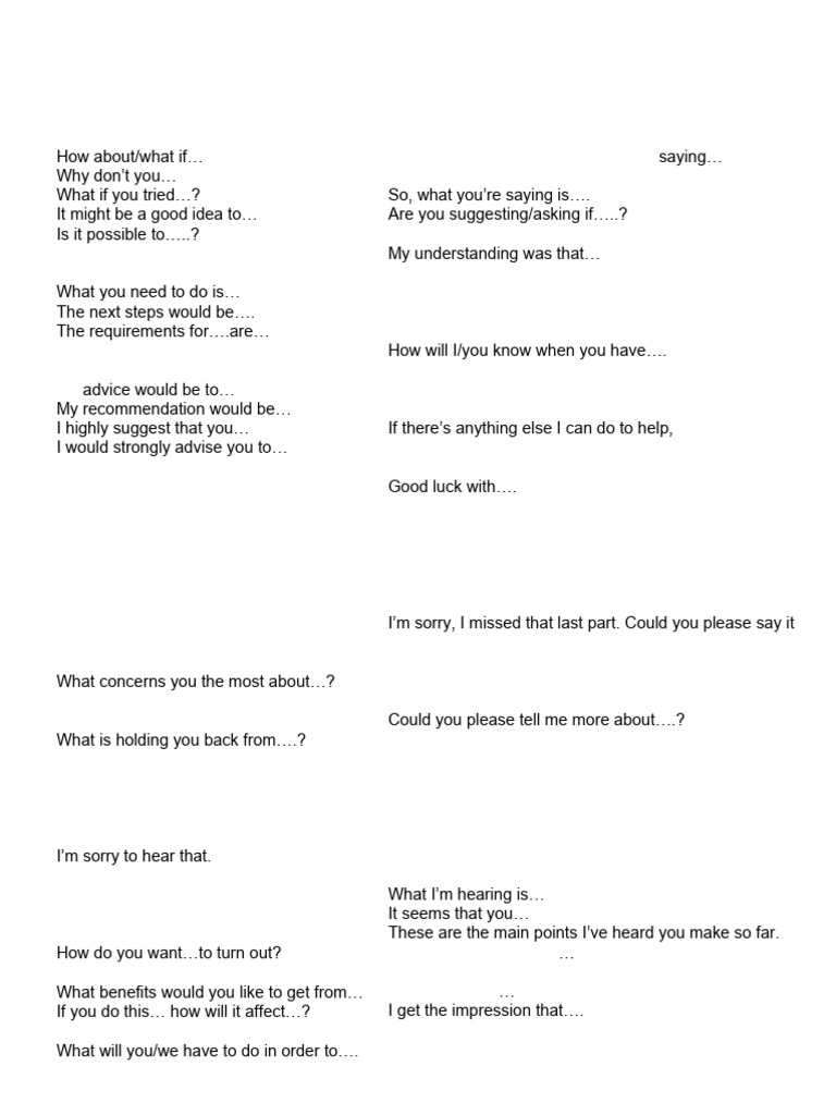 Phrases For Turning Negative Conflict Into Positive Outcomes | PDF