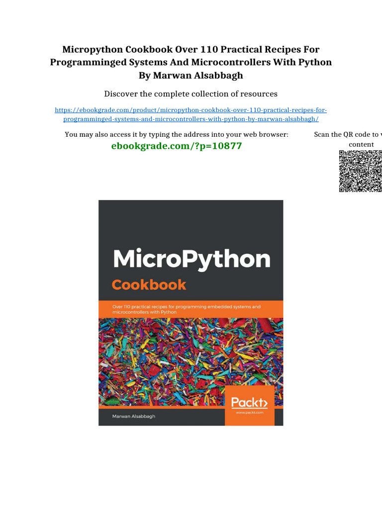 MicroPython Cookbook Over 110 practical recipes for programminged ...